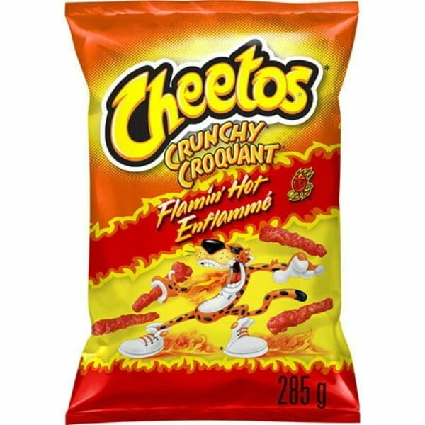 3× CHEETOS CRUNCHY Flamin Hot Cheese Snacks 285g each $36.00 - PicClick CA
