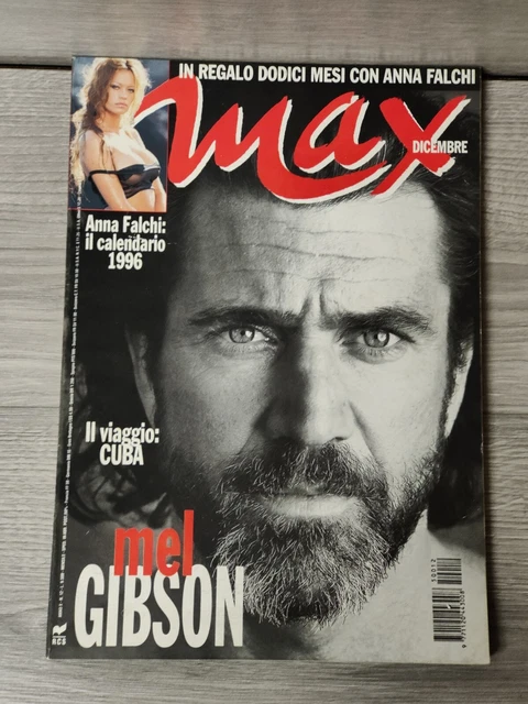 MAX RIVISTA DICEMBRE 1995-Mel Gibson+Poster-Biaggi-Marilyn Monroe ...