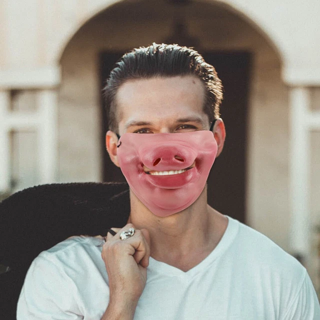 COSPLAY PIG NOSE Fake Pig Nose Carnival Masquerade Party Prop Animal ...