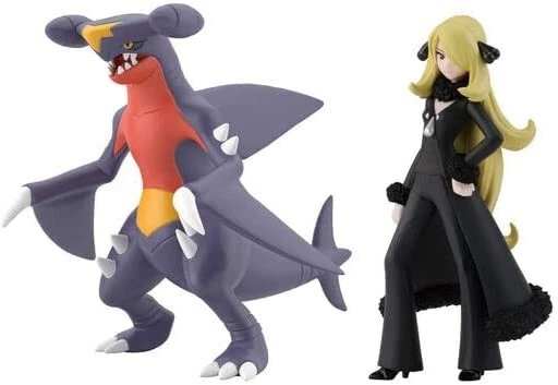 FIGURINE BANDAI POKEMON Scale World Région Sinnoh Cynt & Garchomp ...