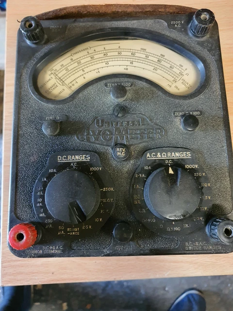 VINTAGE AVO METER Model 8 circa 1951-56 £24.99 - PicClick UK