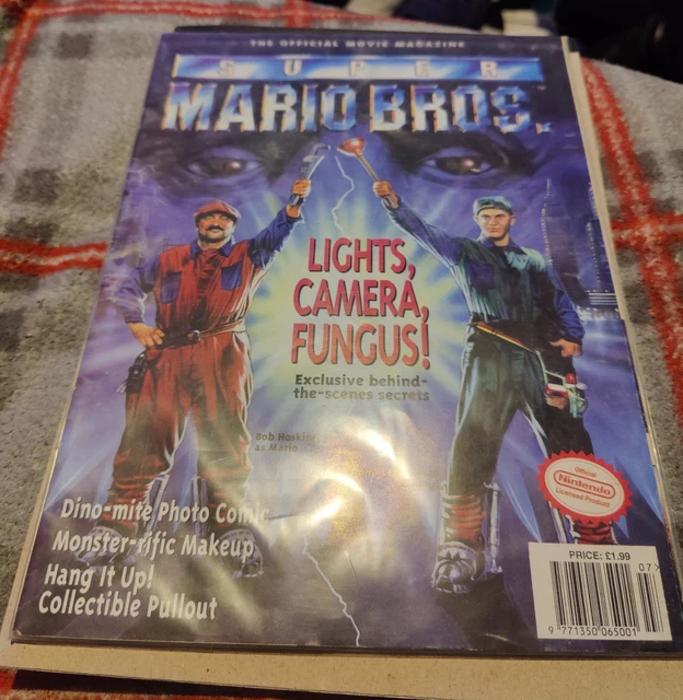 NINTENDO SUPER MARIO Bros The Official Movie Magazine Original 1993 ...
