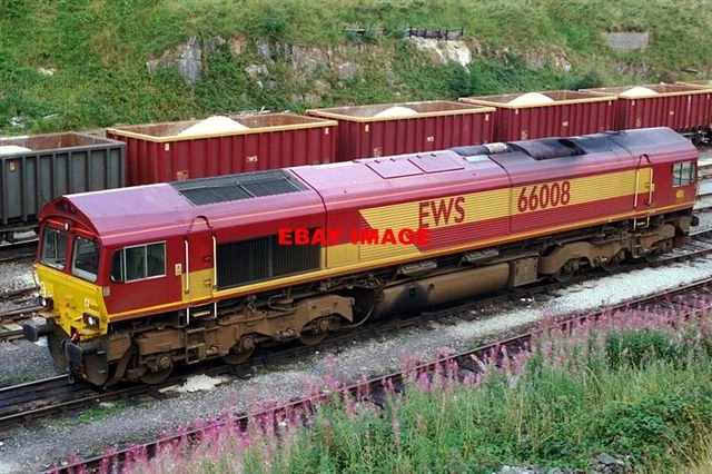 PHOTO CLASS 66 66008 At Peak Forest On 28/08/99. £1.60 - PicClick UK