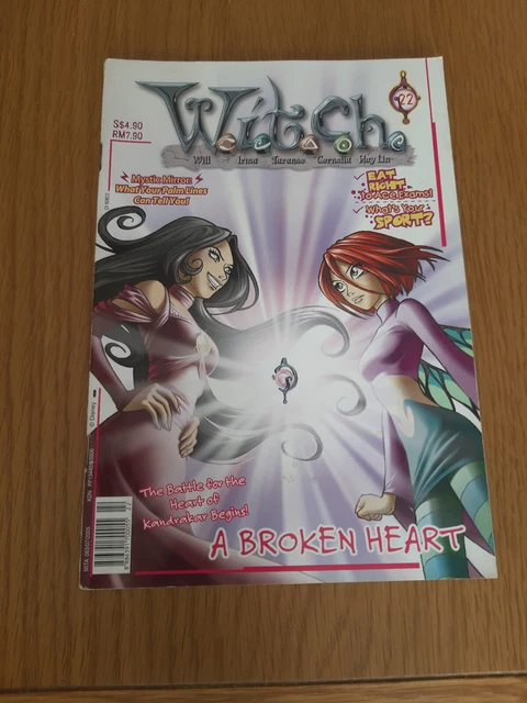 W.I.T.C.H. COMIC MAGAZINE Issue 22 A Broken Heart from Singapore Disney ...