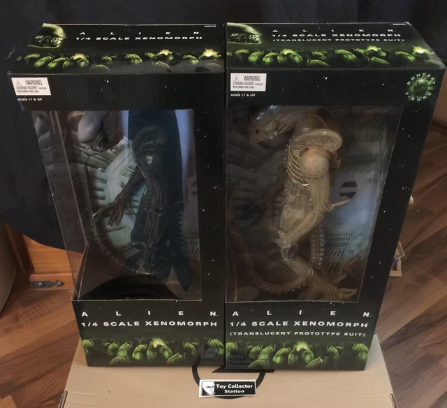 ALIEN - 1/4 SCALE XENOMORPH + XENOMORPH TRANSLUCENT PROTOTYPE SUIT ...