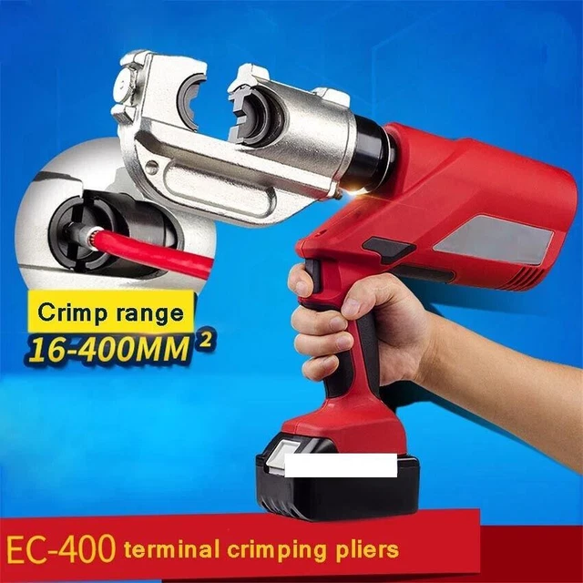 EC-400 18V RECHARGEABLE Hydraulic Pliers Hydraulic Tool Crimping Plier ...