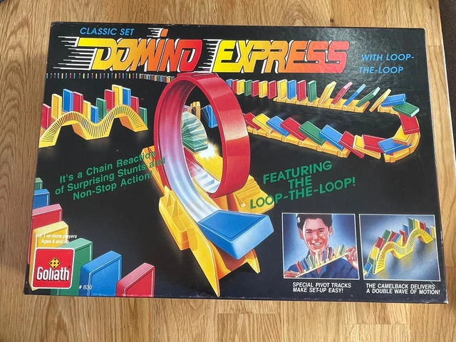 GOLIATH CLASSIC DOMINO Express With Loop The Loop Complete VGC £2.50 ...