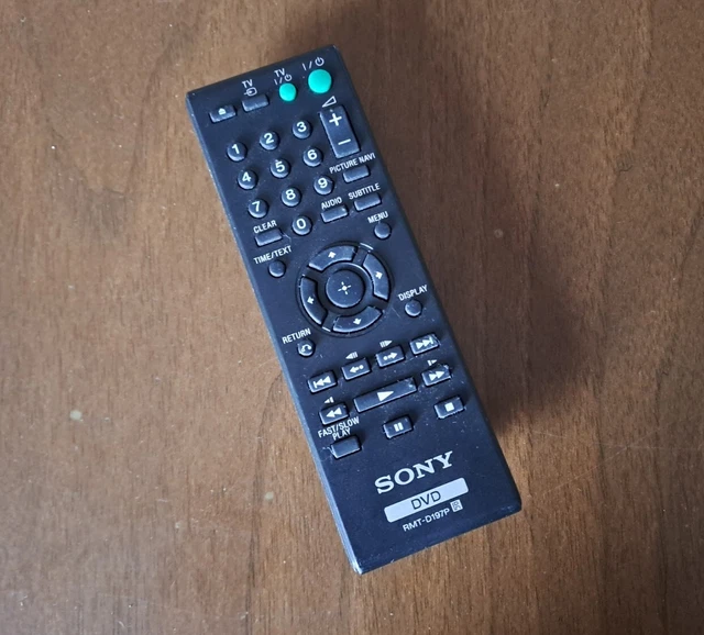 SONY RTM-D197P REMOTE Control Telecomando Lettore DVD FUNZIONANTE EUR 9 ...