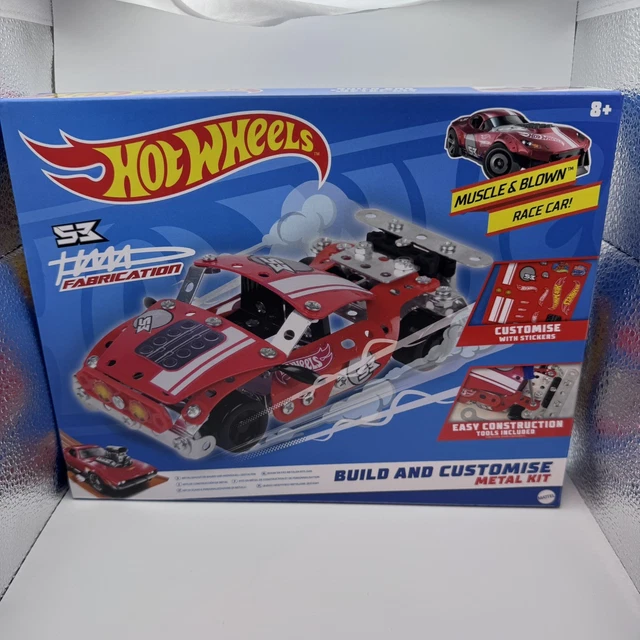 HOT WHEELS BUILD Customise Muscle Race Car / Monster Truck Vehicle ...