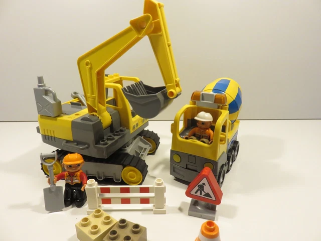 LEGO DUPLO 4986 Raupenbagger und Betomischer £25.96 - PicClick UK