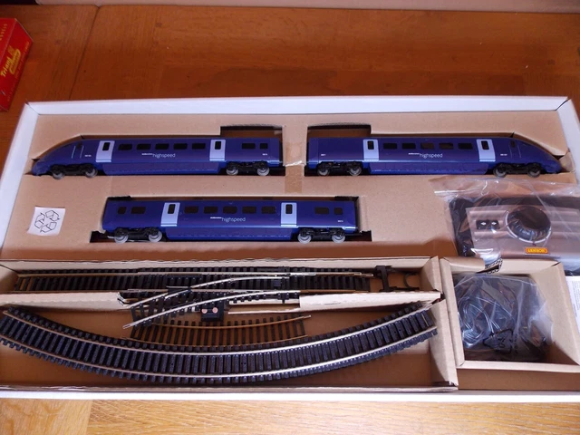 HORNBY R1139 BLUE RAPIER 3-CAR CLASS 395 EMU TRAIN SET. OO Gauge $145. ...