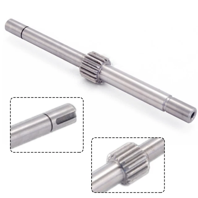 FEED INPUT SHAFT Turret Milling Machine Gear Shafts CNC Milling Head ...