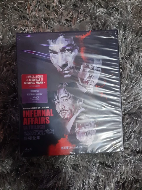 INFERNAL AFFAIRS TRILOGY 4k UHD & Blu Ray French Box Set Tony Leung ...