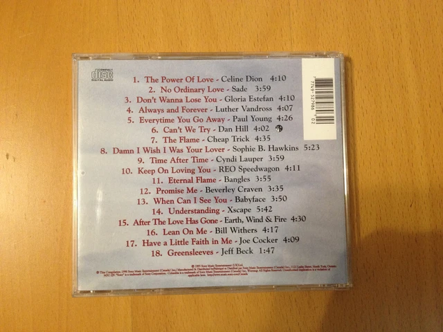 [CD MUSIC] VARIOUS - Pure Attraction, 18 essential love songs - Sony ...