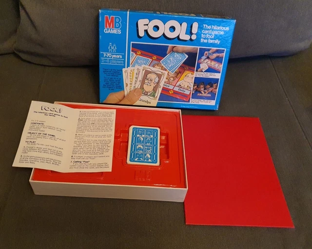 VINTAGE RETRO 1980S MB Games FOOL Hilarious Family Card Board Game VGC VERY RARE £9.99 - PicClick UK