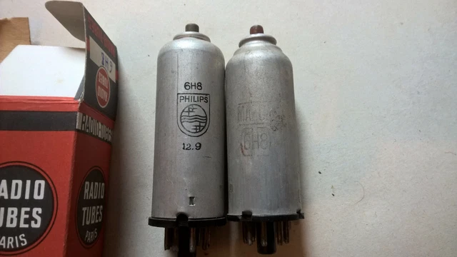 LOT 2 TUBES Lampes Emetteur Radio Tsf Reference 6H8 EUR 10,00 - PicClick FR