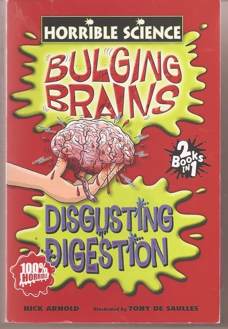 HORRIBLE SCIENCE BULGING Brains and Disgusting Digestion Nick Arnold $5 ...