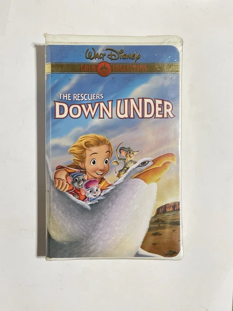THE RESCUERS DOWN Under VHS 2000 Gold Collection Edition Walt Disney ...