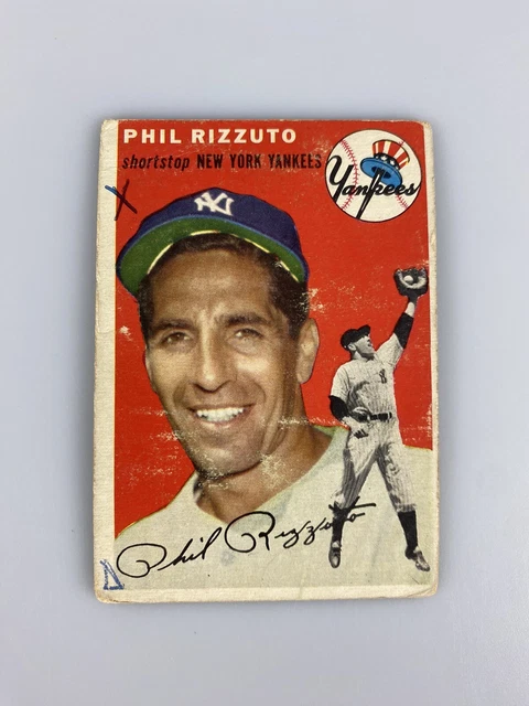 1954 TOPPS # 17 Phil Rizzuto LOW GRADE Yankees EUR 16,66 - PicClick FR