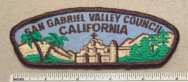 UNIFORME SCOUT VINTAGE années 1970 SAN GABRIEL COUNCIL Boy Scout PATCH ...