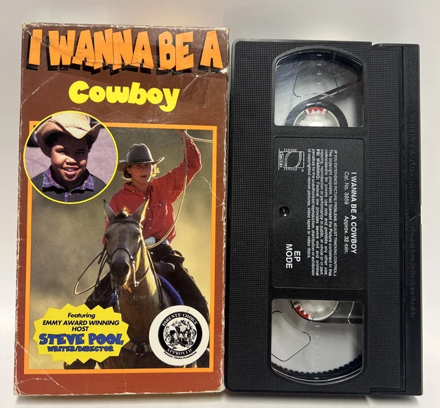 VHS I WANNA Be A Cowboy Steve Pool (VHS, 1996) RARE OOP $39.99 ...