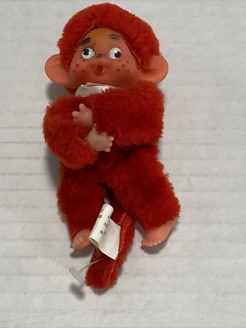 VINTAGE SPROUSE-REITZ CLIP-ON Monkey Pencil Hugger Topper Grabber Red ...