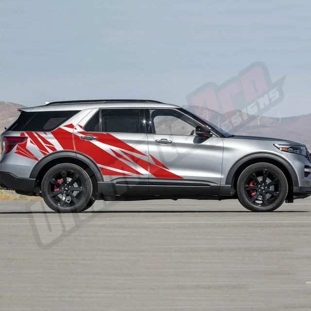 GEOMETRIC DECAL FOR Ford Explorer Side Sport Design Graphics Sticker ...