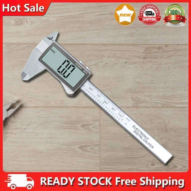 VERNIER MEASURING RULER High Precision Digital Micrometer Caliper ...