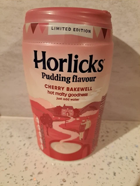 HORLICKS CHERRY BAKEWELL, Hot Malty Instant Drink Limited Edition Just ...