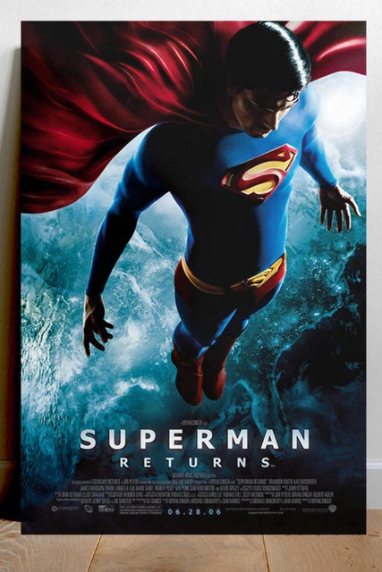 SUPERMAN RETURNS BRANDON Routh Gloss Poster | Superman Movie Art | DC ...
