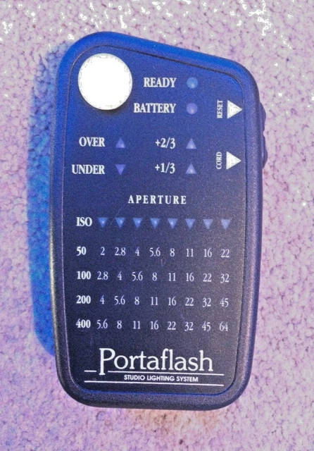 PORTAFLASH STUDIO LIGHTING System Flash Meter SPRPORFM SP £45.00 ...