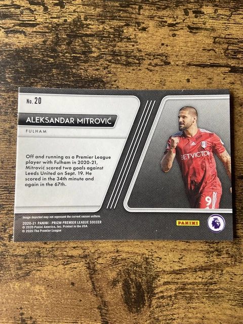 2020-21 PANINI PRIZM Premier League Scorers Club Aleksandar Mitrovic ...
