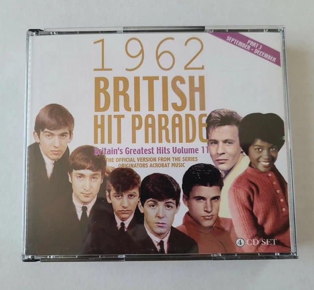 BRITISH HIT PARADE 1962 Britain's Greatest Hits Volume 11 Part 3. Pre ...