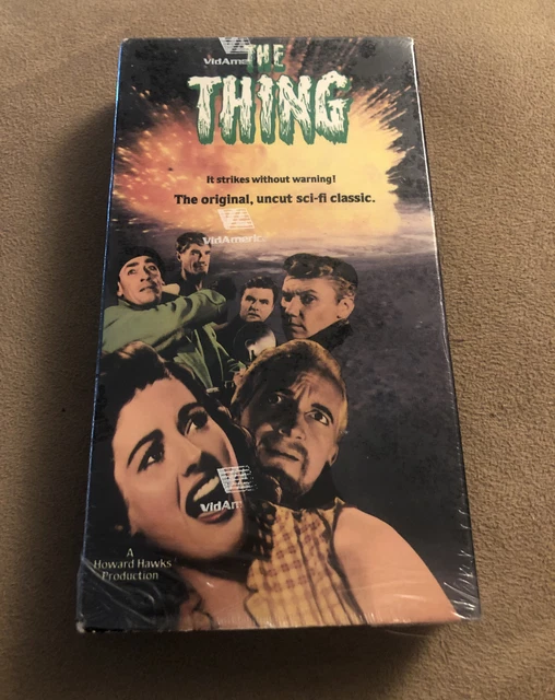 THE THING VHS Rare Horror Collectible The Original, Uncut Classic 1987 ...