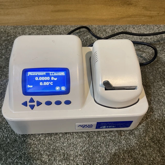 DECAGON DEVICES AQUALAB 4TEV Dew Point Water Activity Meter Excellent ...