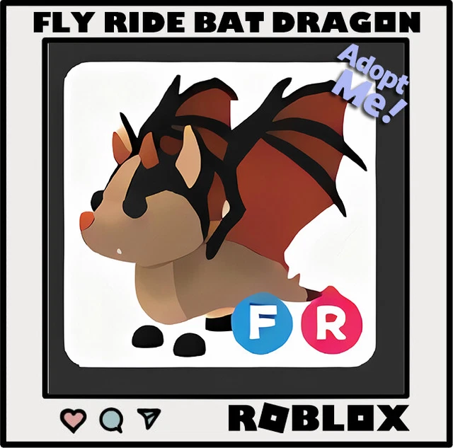 ROBLOX ADOPT ME - Fly Ride Bat Dragon EUR 45,43 - PicClick FR