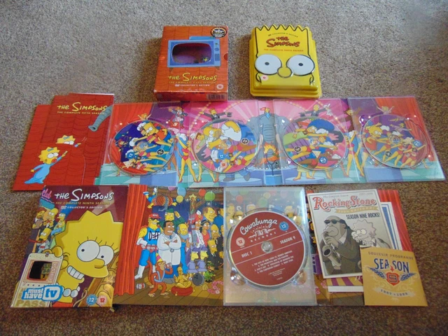 THE SIMPSONS DVD Collector's Edition Box SETS The COMPLETE 5th, 9th, 10th SEASON EUR 15,31 ...