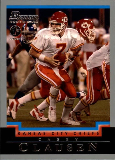 2004 BOWMAN FIRST Edition Kansas City Chiefs Football Card #215 Casey ...