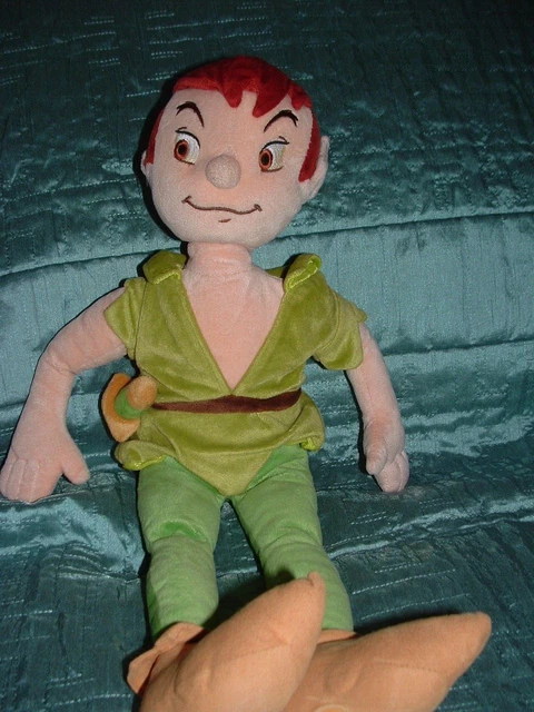 DISNEY STORE Large 20" Peter Pan Plush Soft Doll Toy £14.99 - PicClick UK