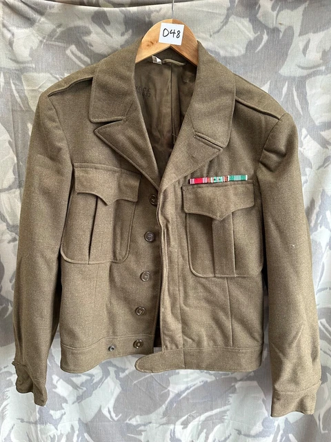 ORIGINAL WW2 US Army Ike Jacket 36R 1944 Dated Named £85.00 - PicClick UK