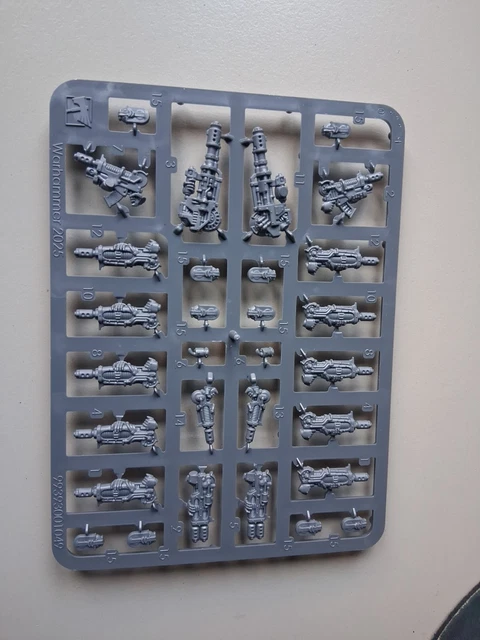 SATURNINE DISINTEGRATOR WEAPONS Sprue - Warhammer 30k The Horus Heresy ...