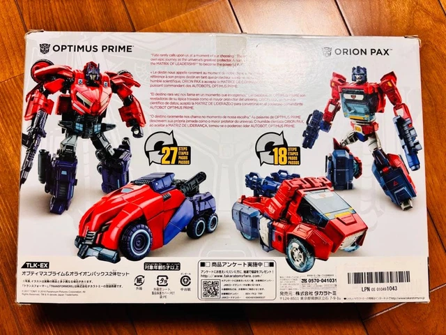 TRANSFORMERS OPTIMUS PRIME Orion Pax TLKEX Transformation Set Usado EUR ...