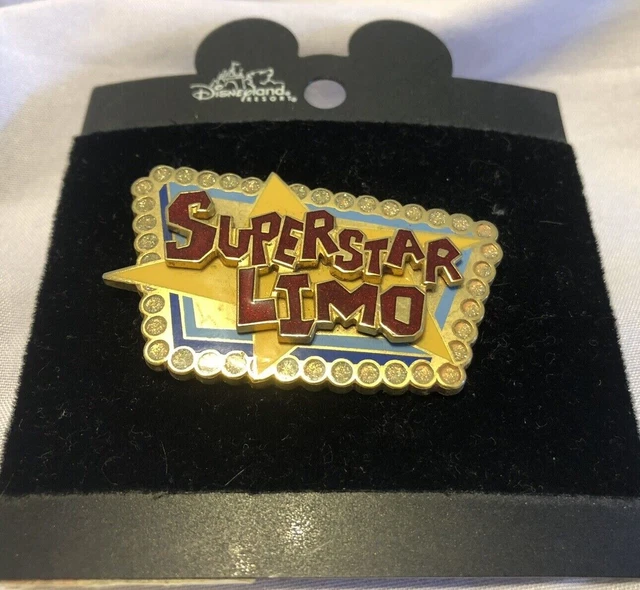 DISNEY CALIFORNIA ADVENTURE DCA Exclusive Pin Superstar Limo Logo 3D ...