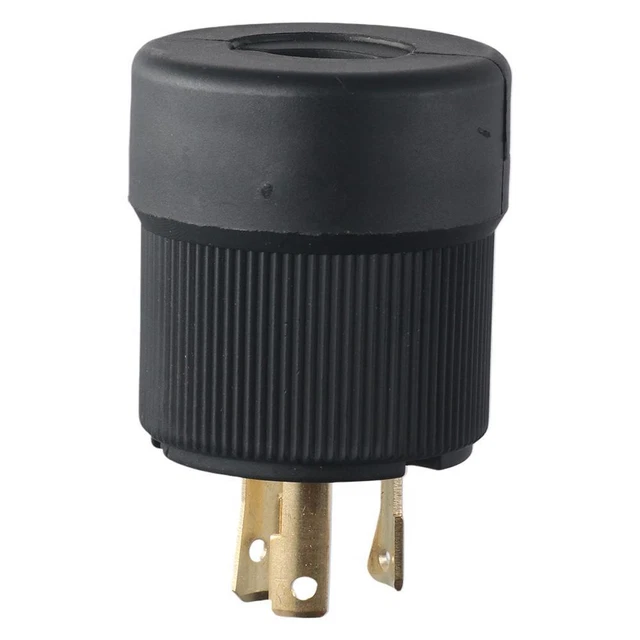 3-PRONG GENERATOR PLUG Polycarbonate Power Inlet Diesel Generators $12. ...