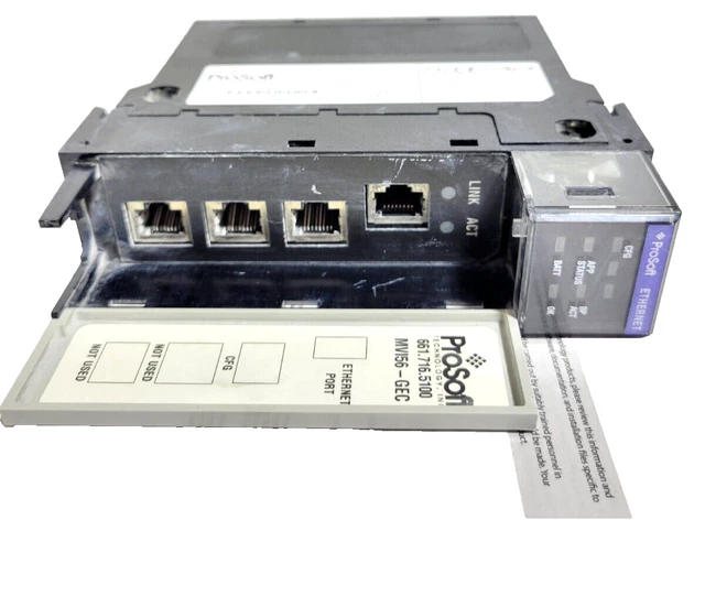 PROSOFT MVI56 W/ Ethernet For Controllogix Assy 1700119 Mvi56-Gec $299. ...
