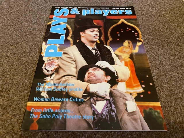 PLAYS AND PLAYERS Magazine 1986 Apr Tim Curry Glenda Jackson Sune ...