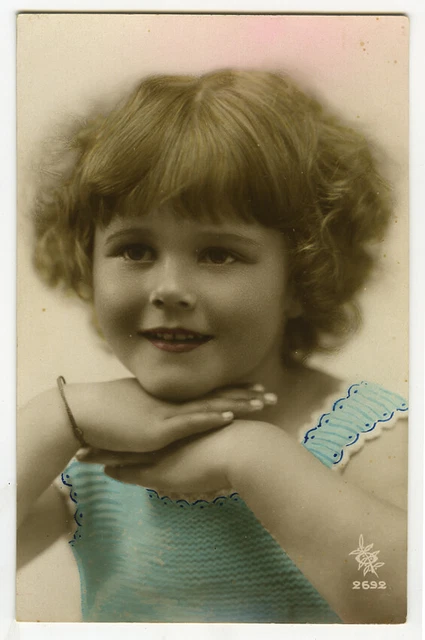 1920S CHILD CHILDREN CUTE LITTLE GIRL vintage photo postcard $9.99 ...