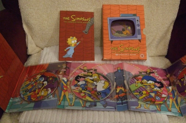 DVD BOXED SET (The Simpsons - Complete Fifth Season) Year 2005 - 4-Disc ...