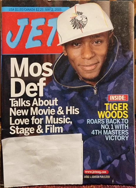 JET MAGAZINE MAY 2 2005 Mos Def Tiger Woods Masters 02 £7.08 - PicClick UK