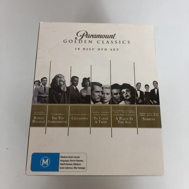 PARAMOUNT GOLDEN CLASSICS 10 x Disc DVD Set Box Collectors Special $39. ...